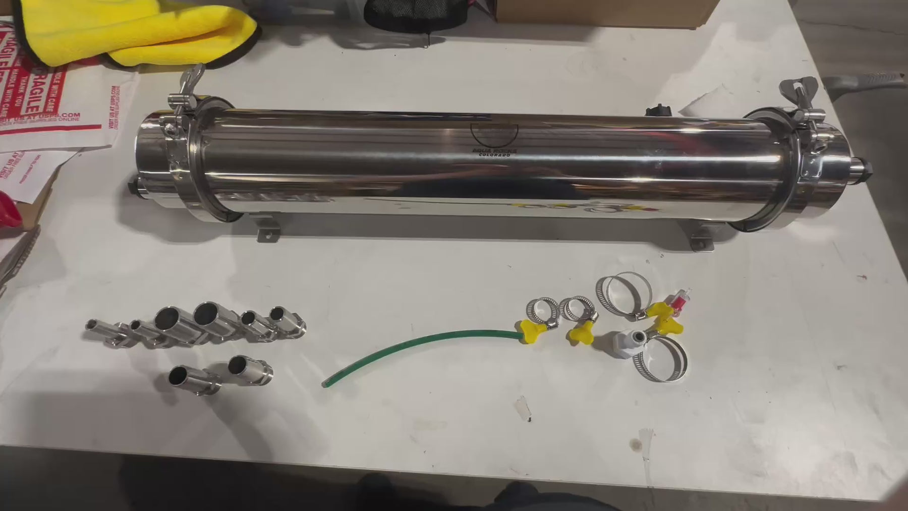 Yugang Stainless Steel CO2 Reactor - 99% Dissolution Rate | Horizontal ...