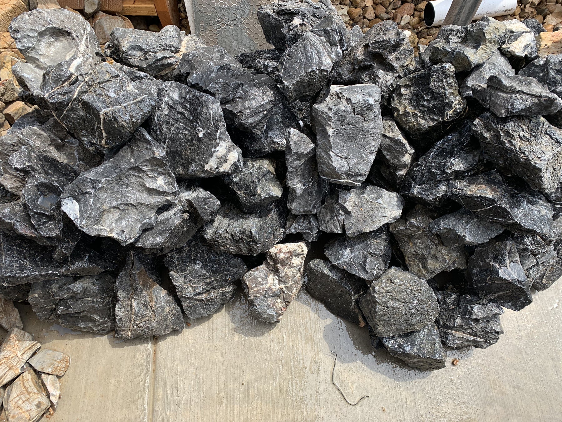 Black Mountain Seiryu Stone - Free Shipping – Aqua Rocks Colorado